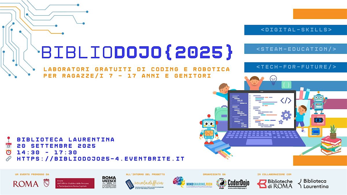 #BiblioDojo @Biblioteca Laurentina 20/09/2025 – by @CoderDojo Roma SPQR, Biblioteca Laurentina ...