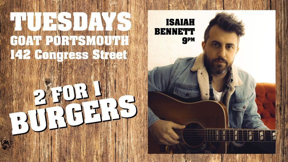 Isaiah Bennett, The Goat Portsmouth, 10 January 2023 | AllEvents.in