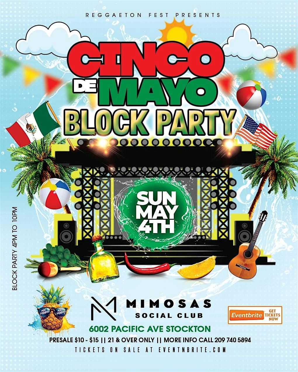 Cinco De Mayo Block Party Stockton, 6002 Pacific Ave, Stockton, 4 May ...