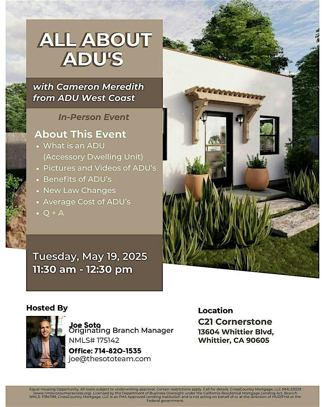 All About ADUs with Cameron Meredith from ADU West Coast, CENTURY 21 ...