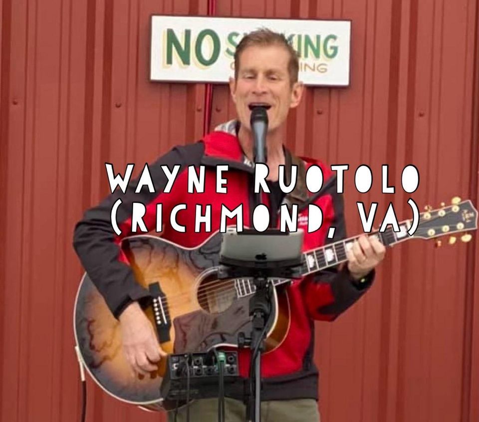 Wayne Ruotolo in the 5 Fields Brewery Courtyard, 9220 John Tyler ...