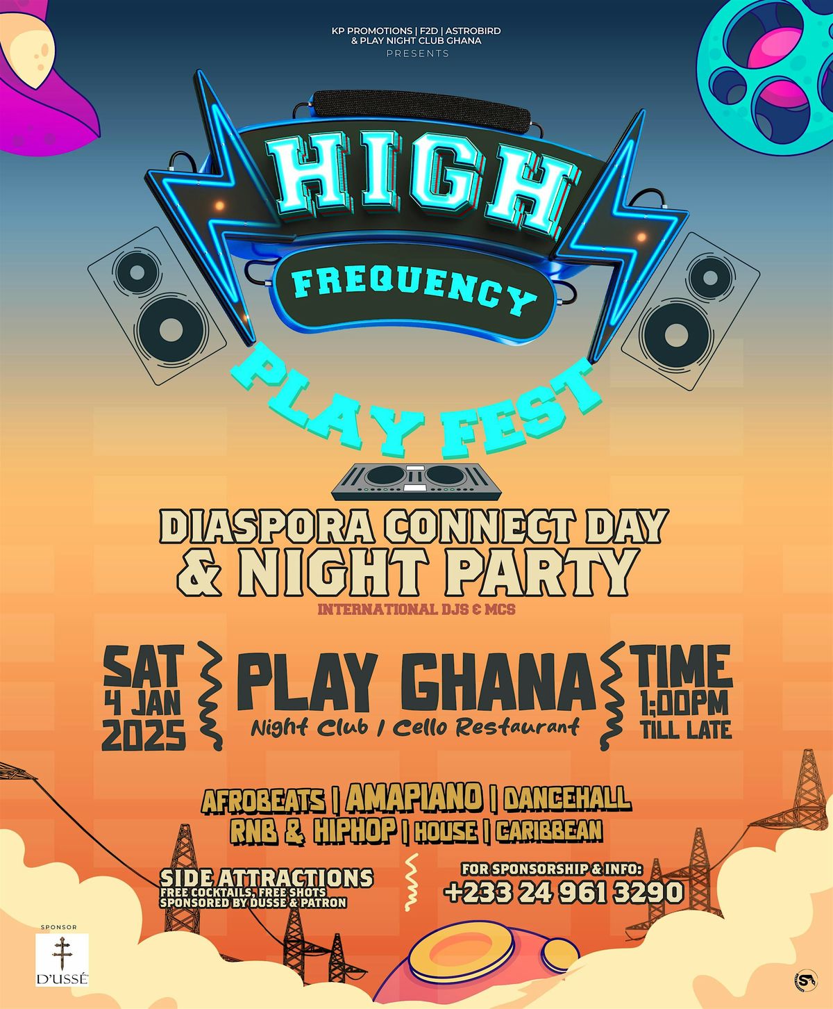High Frequency ( PLAY FEST ), Play Ghana, Accra, 4 January 2025 | AllEvents