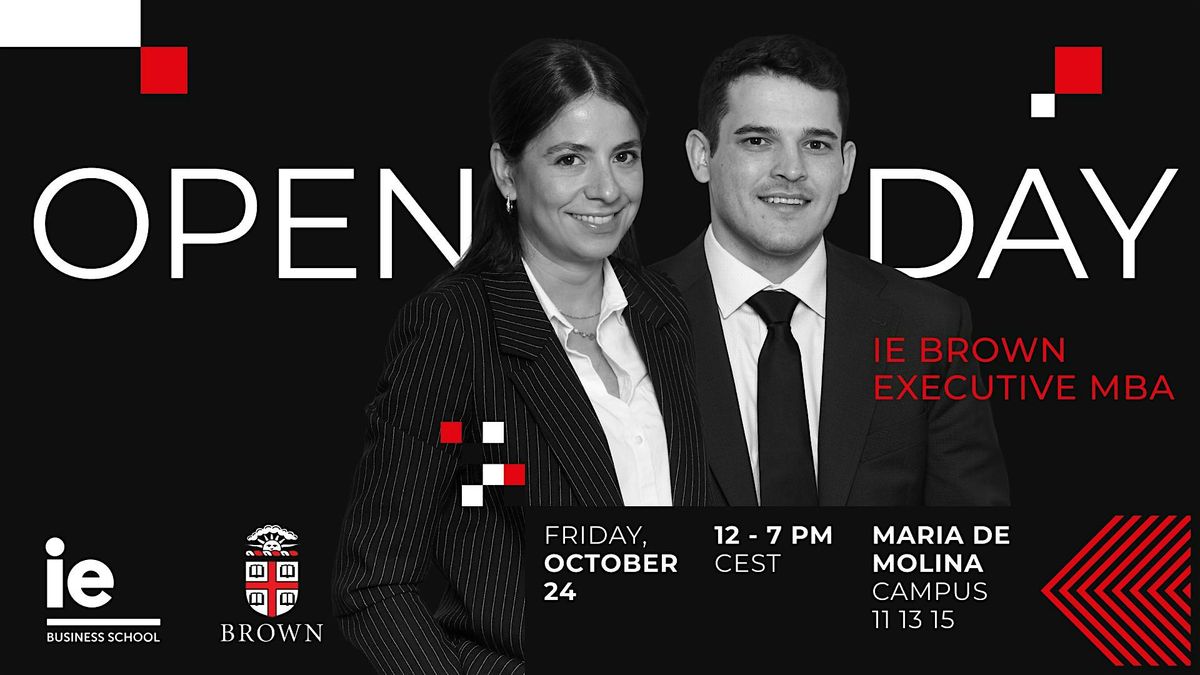 IE Brown Executive MBA Open Day - Madrid, María de Molina, Madrid, 24 ...