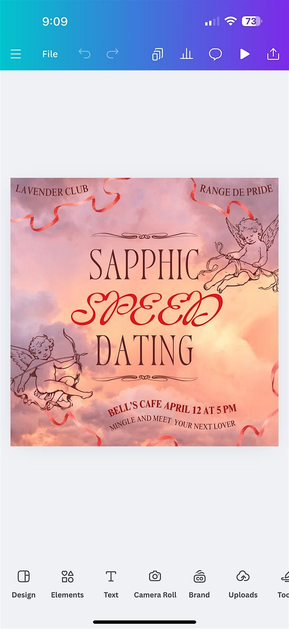 Sapphic Speed Dating, Bell's Cafe, Calgary, 12 April 2025 | AllEvents