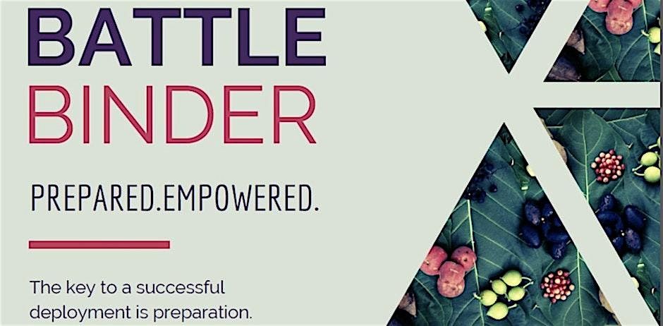 Pre-Deployment Family Readiness Battle Binder Workshop, Team Building ...