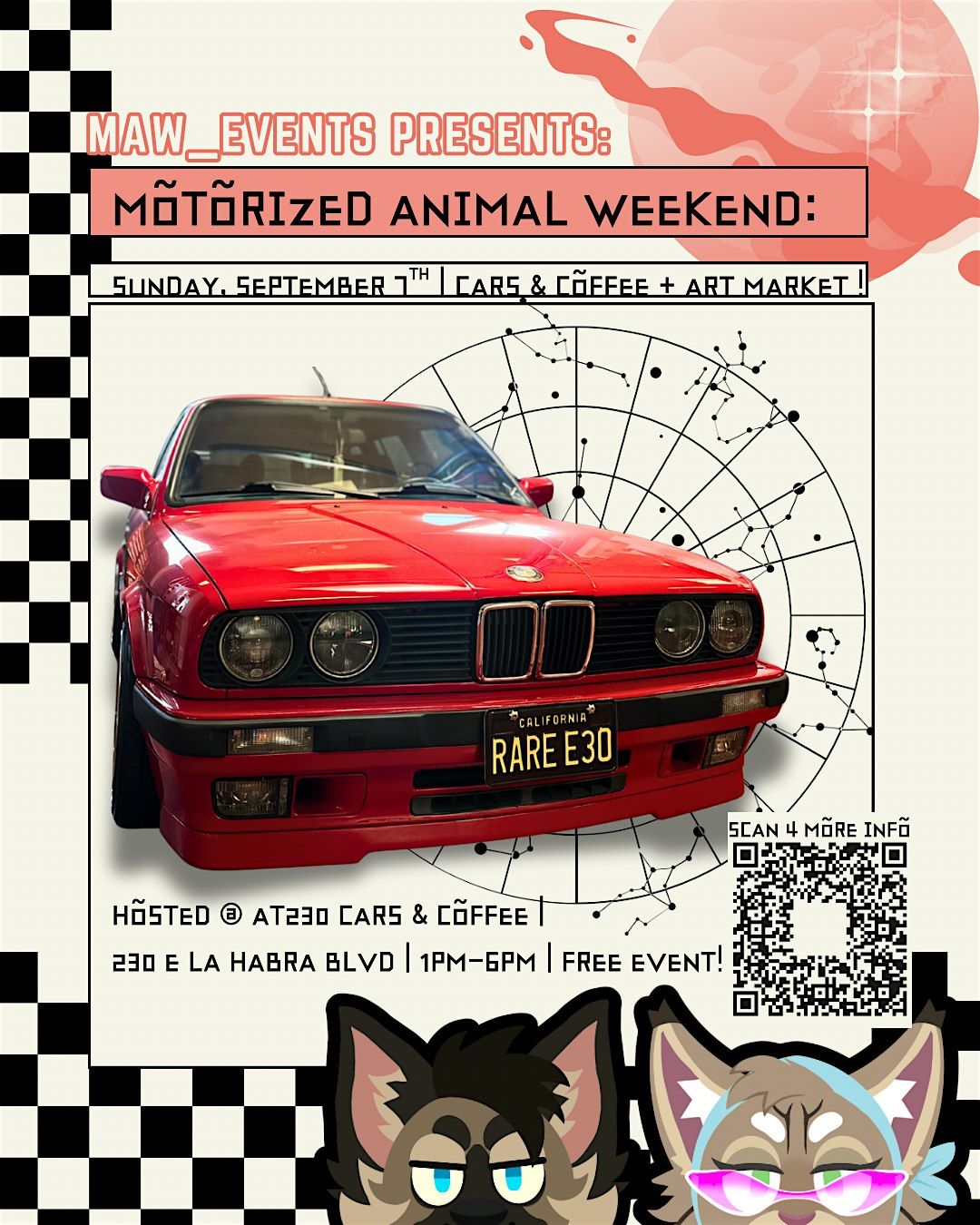 MAW: Motorized Animal Weekend - Cars & Coffee + Art Market, AT230 Cars ...