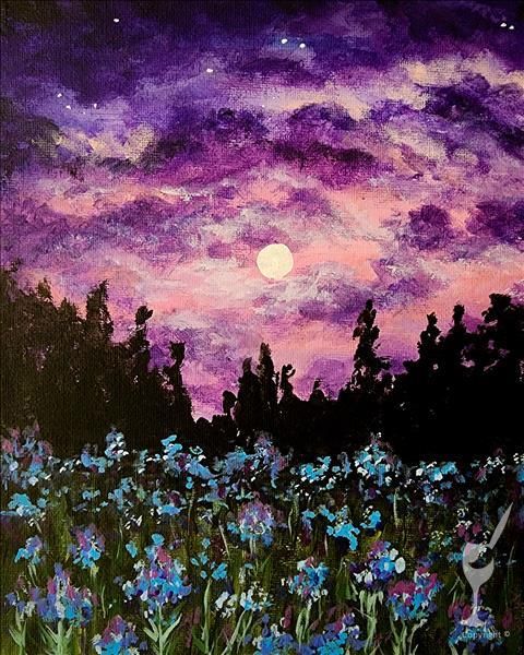 Twilight Blossoms, Painting with a Twist (Lone Tree, CO), Cottonwood, 22 July 2023 | AllEvents.in