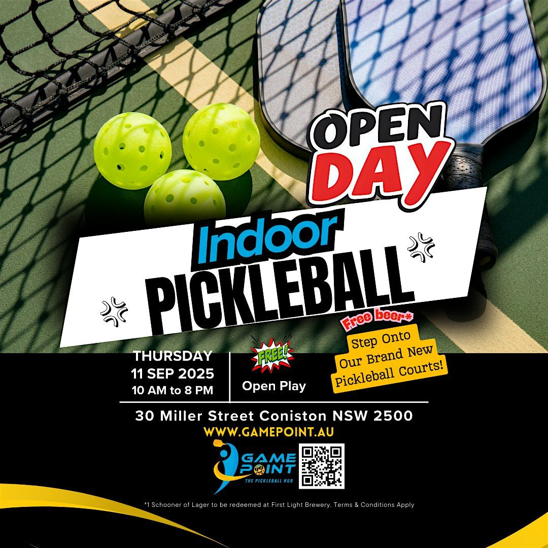 Game Point Pickleball Hub Open Day | Free Play for All, Game Point ...