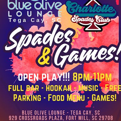 Spades Night In South Carolina!!! Rock Hill, Fort Mill and Tega Cay ...