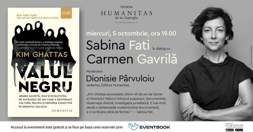 Sabina Fati în dialog cu Carmen Gavrilă despre Valul negru, cartea ...