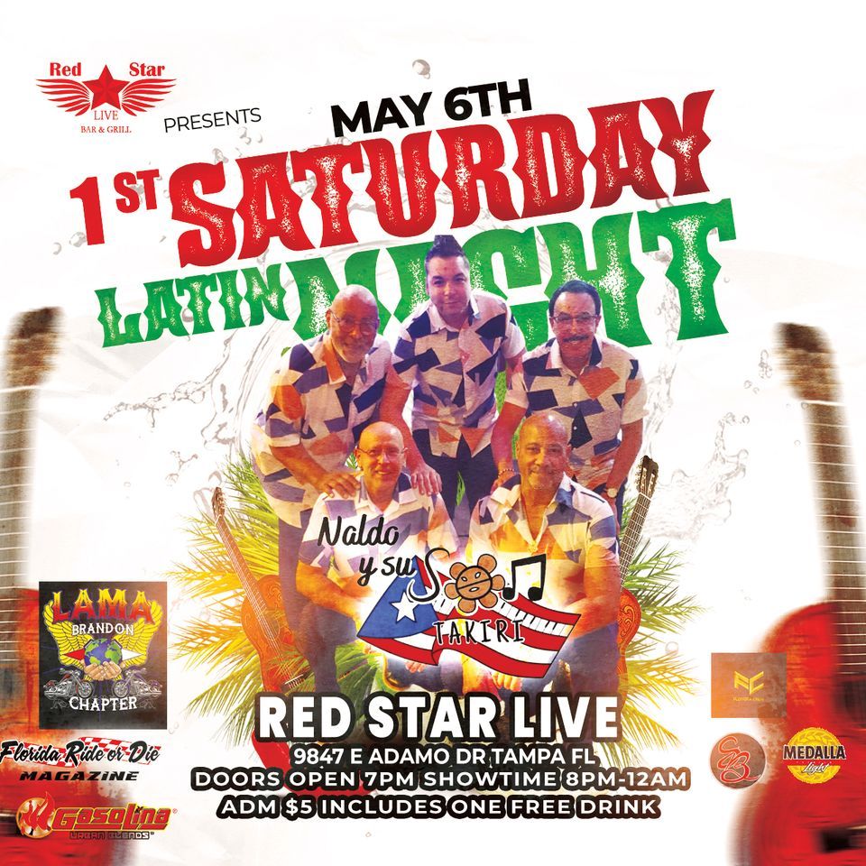 1st Saturday -Latin Night , Red Star Live, Valrico, 6 May 2023 ...