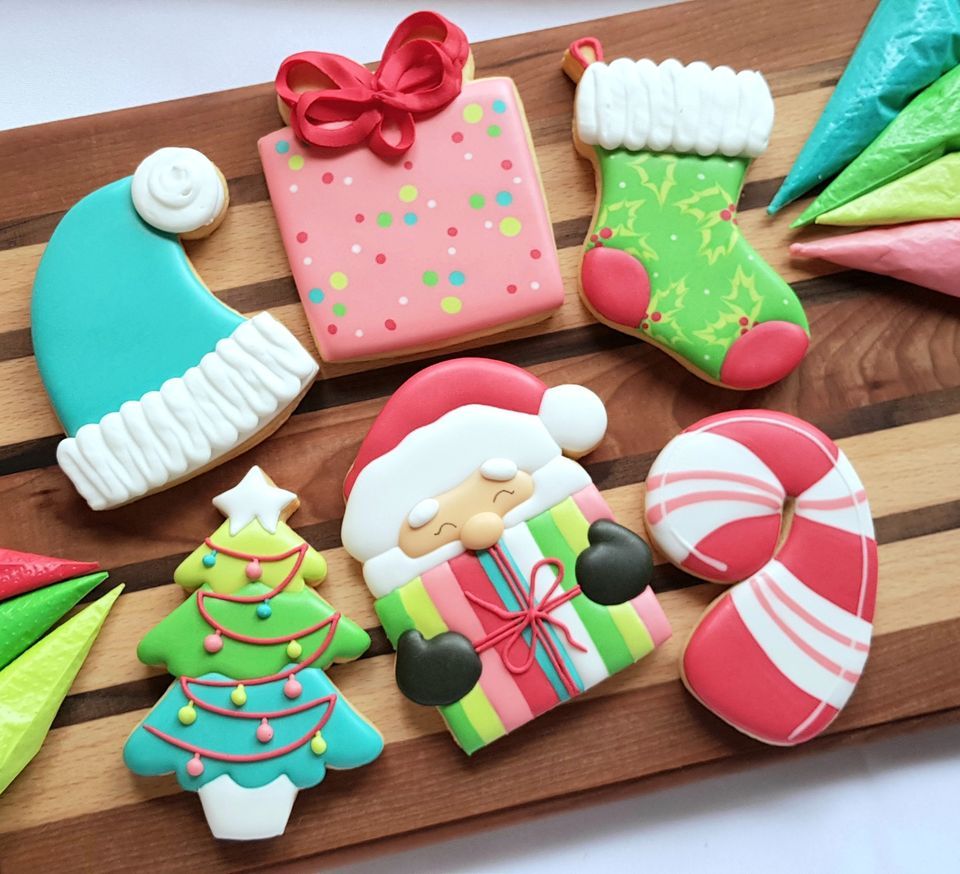 Christmas Cookie Class - Bright and Beautiful , The Yellow Hat Chef ...