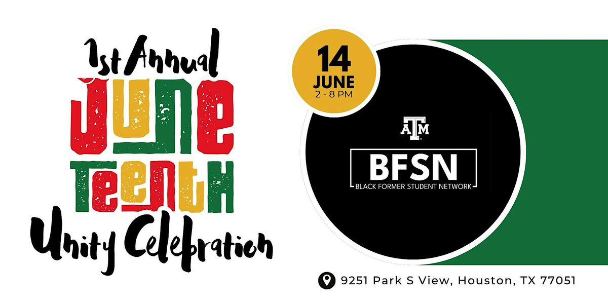 1st Annual Juneteenth Unity Celebration – Things to Do in Houston ...