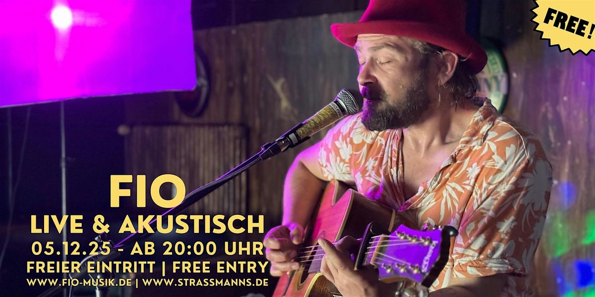 FIO im Strassmanns, Strassmann‘s, Berlin, 5 December 2025 | AllEvents
