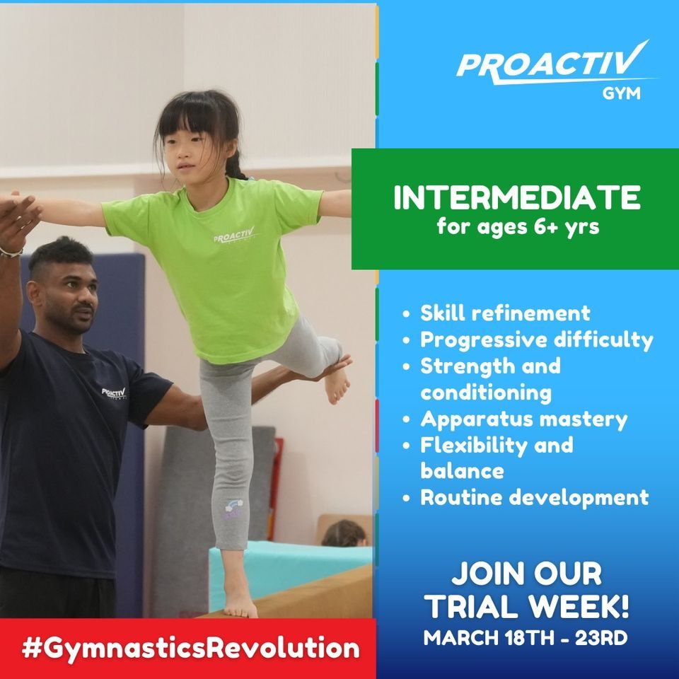 (Trial) Proactiv Gym programs - Intermediate 6+ yrs, The Hennessy, 11th ...