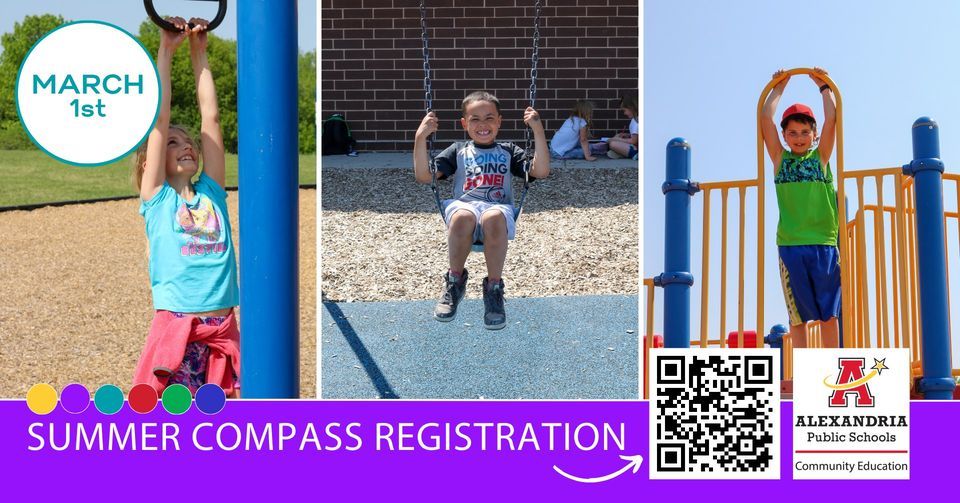 Summer Compass Registration, 1410 McKay Ave S, Alexandria, MN, United ...