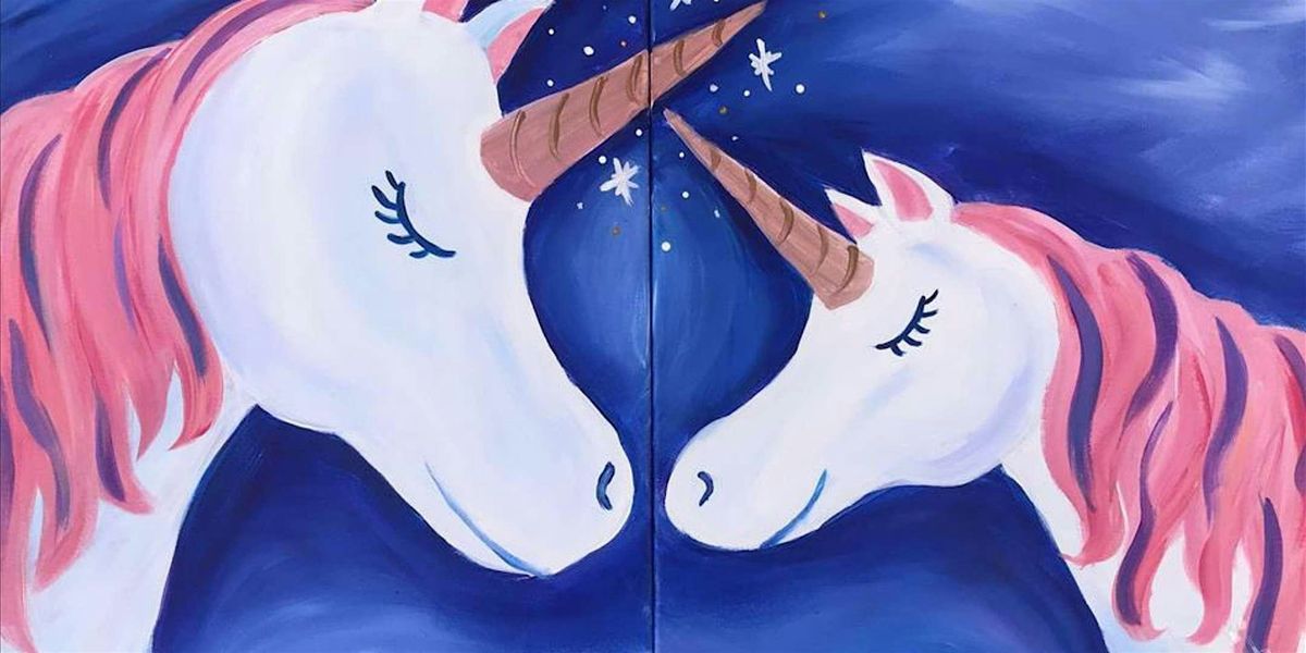 Magical Nuzzle of Unicorns - Family Fun - Paint and Sip by Classpop ...