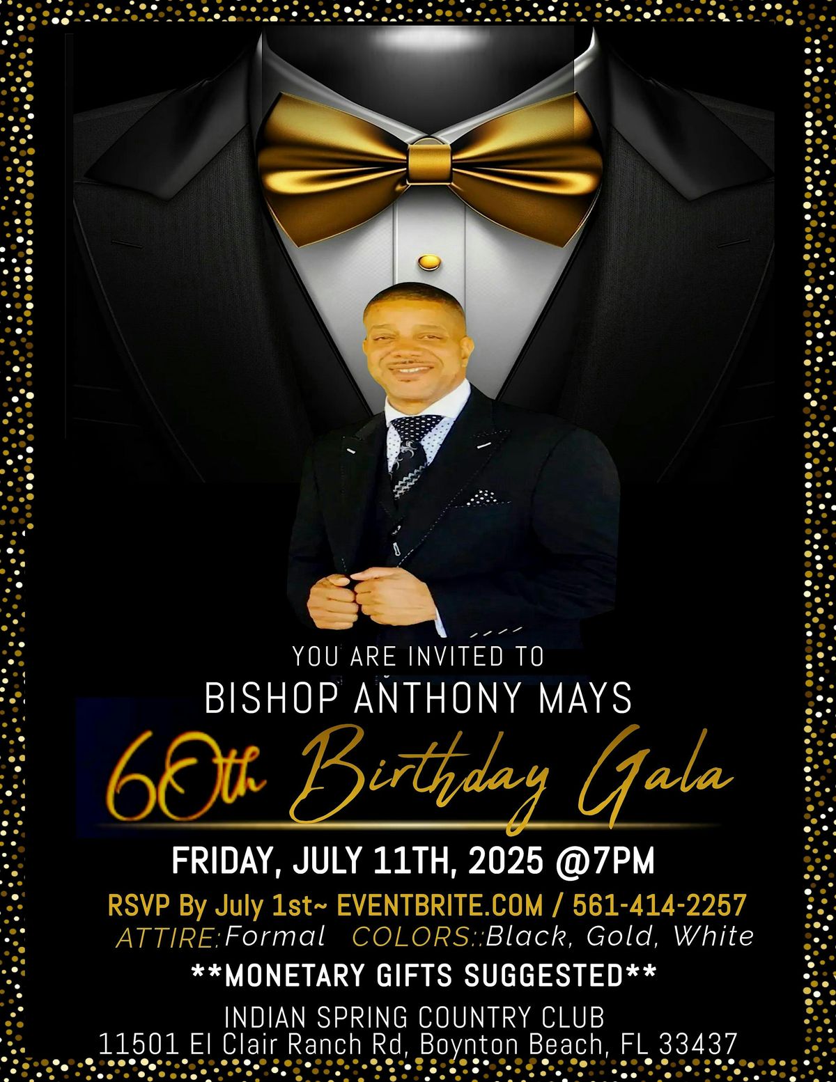 Bishop Mays 60th Birthday Gala, Indian Spring Country Club, Boynton ...