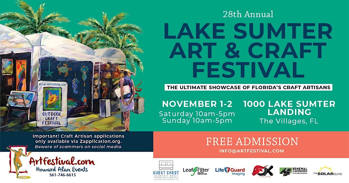 28th Annual Lake Sumter Art & Craft Festival, 28th annual lake sumter ...