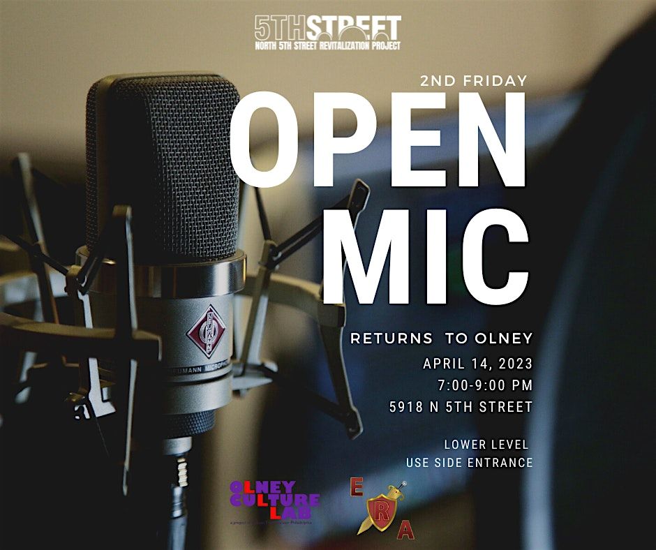 2nd Friday Open Mic / Community Dinner, St. Paul's Lutheran Church ...