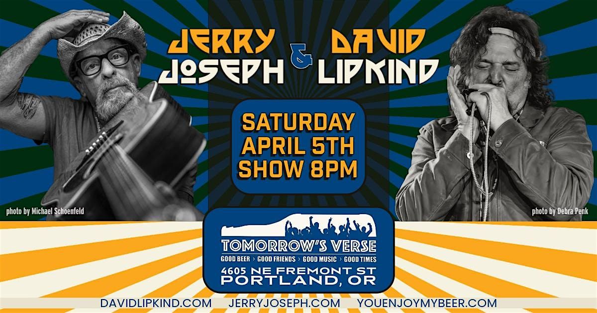 Jerry Joseph & David Lipkind, 5 April 2025 | AllEvents