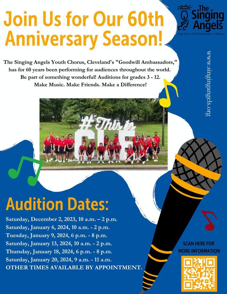 Singing Angels Auditions, 3600 Biddulph Ave., Suite A Cleveland, OH ...