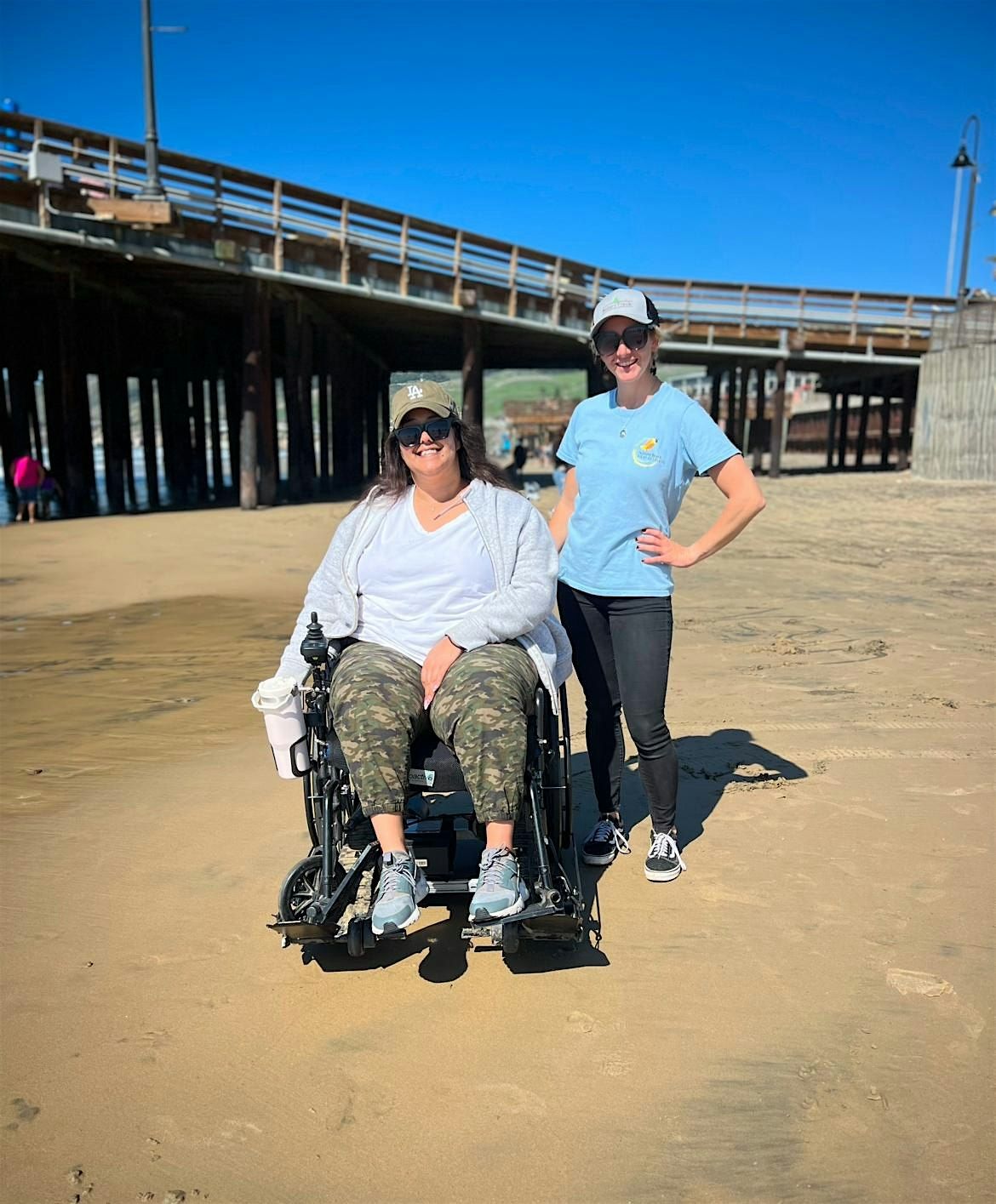 NatureTrack Beach Day with Freedom Trax Mobility Device at Avila Beach ...