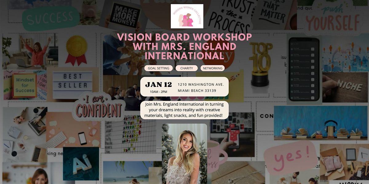 From Dream to Done: Vision Board Workshop with Mrs. England ...