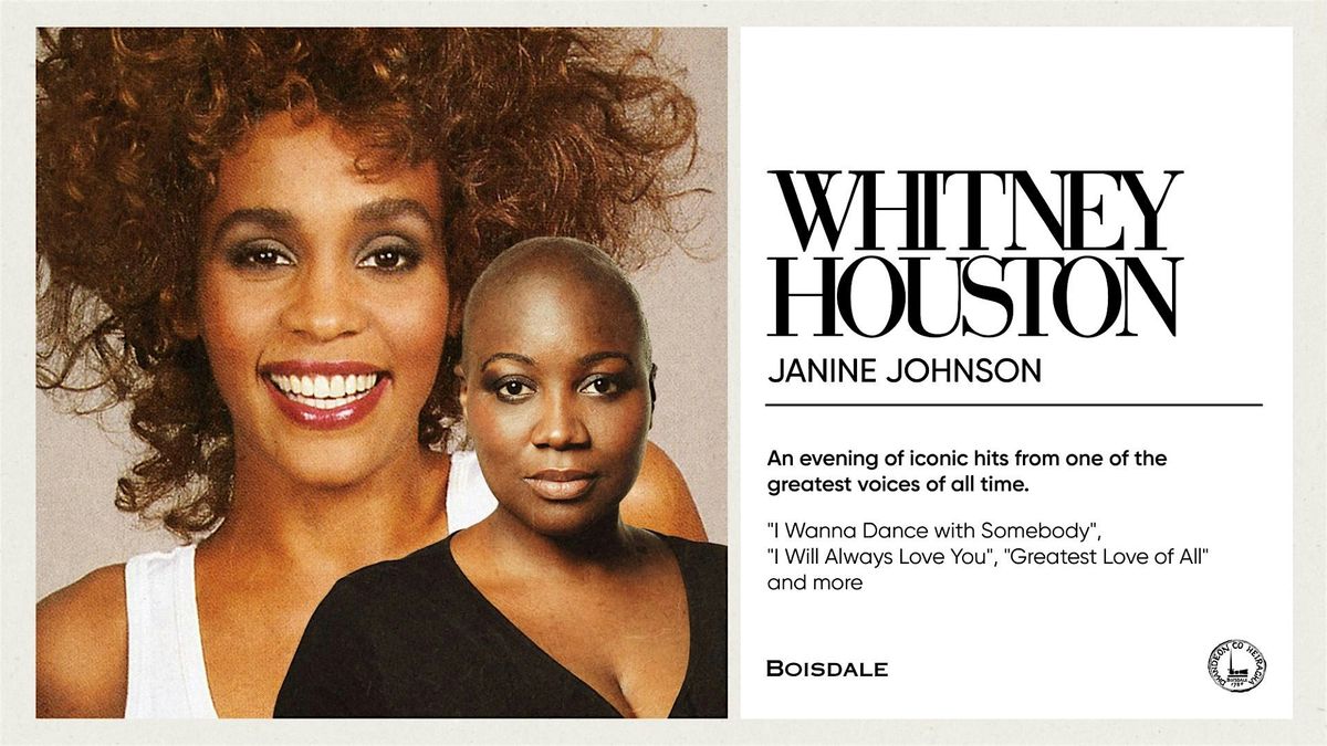 Whitney Houston | Janine Johnson, Boisdale of Canary Wharf, London, 26 ...