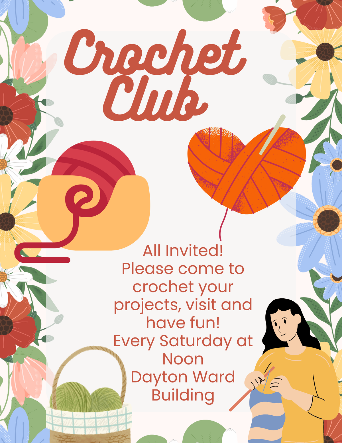 Crochet Club, The Church of Jesus Christ of Latter-day Saints, Dayton ...