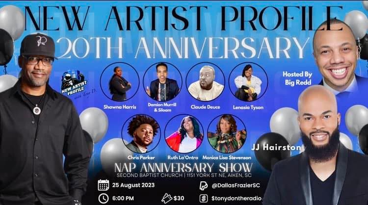 The New Artist Profile 20th Anniversary, Second Baptist Church Of Aiken ...