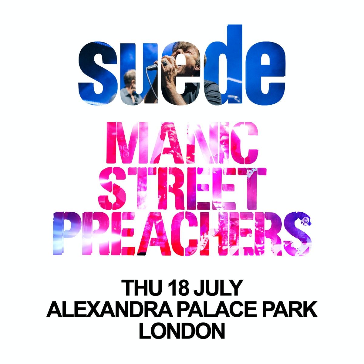 Suede & Manic Street Preachers London Tickets, Alexandra Park, London ...