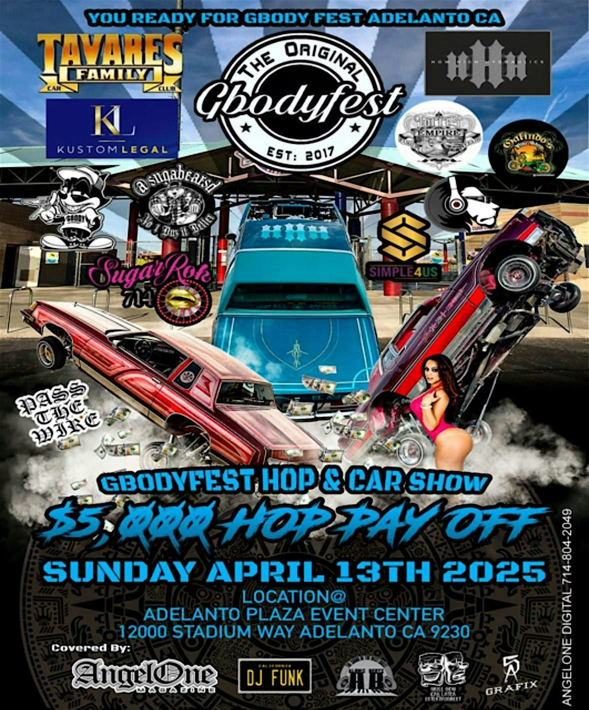 GbodyFest Car Show, Adelanto Stadium and Event Center, 13 April 2025 ...