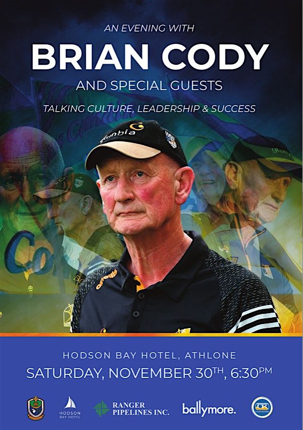 AN EVENING WITH BRIAN CODY, Hodson Bay Hotel, Athlone, 30 November 2024 ...