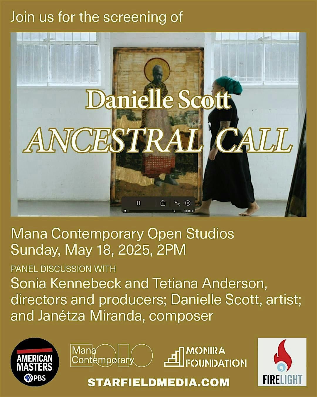 Danielle Scott: Ancestral Call Documentary and Conversation, Mana ...