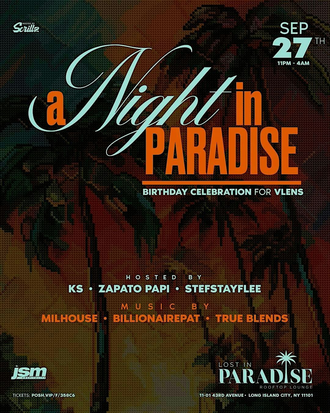 Night In Paradise: NYCs Biggest Rooftop Party, Lost in Paradise Rooftop ...