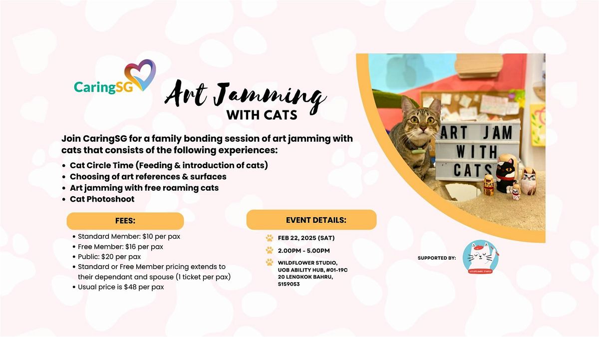 CaringSG - Art Jamming With Cats!, UOB Ability Hub, Queenstown, 22 ...