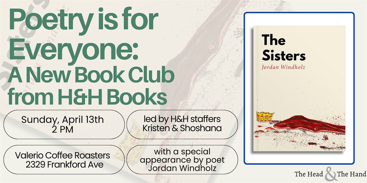 Poetry is for Everyone: A New Book Club from H&H Books, Valerio Coffee ...