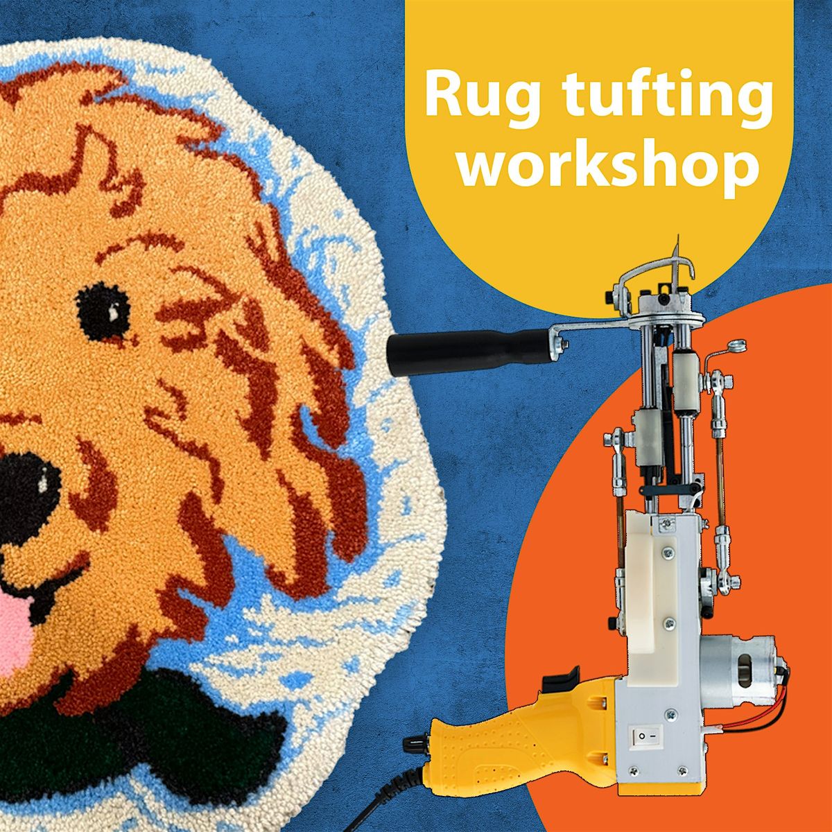 Rug Tufting Workshop Alexandria VA, Tufting.co Studio, Alexandria, 4 ...