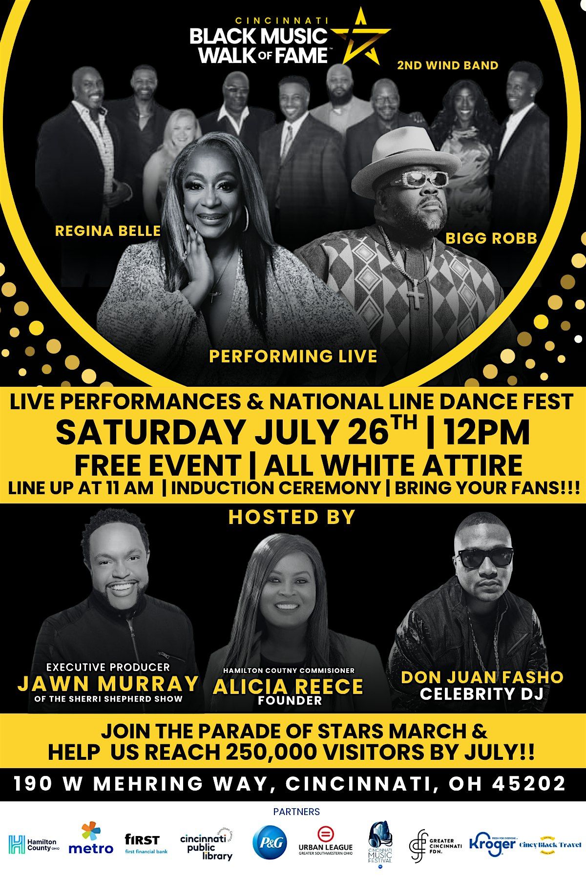 Cincinnati Black Music Walk of Fame Annual Induction Ceremony --2025 ...
