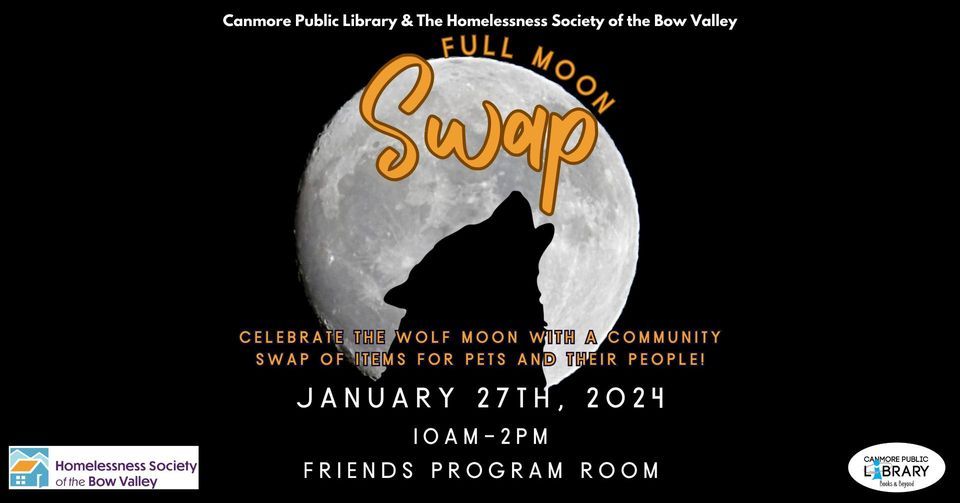 Full Moon Swap: Wolf Moon Swap of Winter Items, Canmore Public Library ...