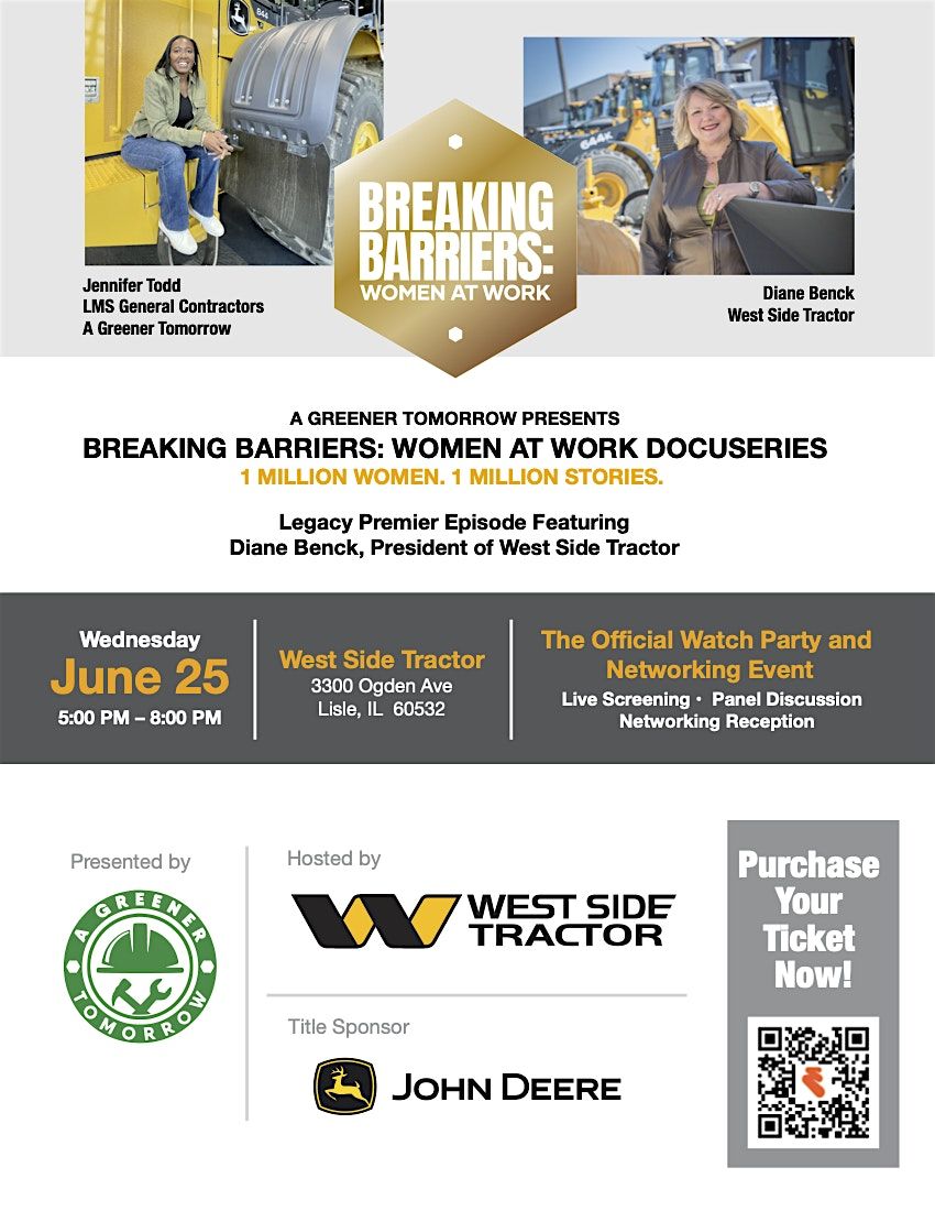 Breaking Barriers Series Premiere Diane Benck “Legacy” Episode, West ...