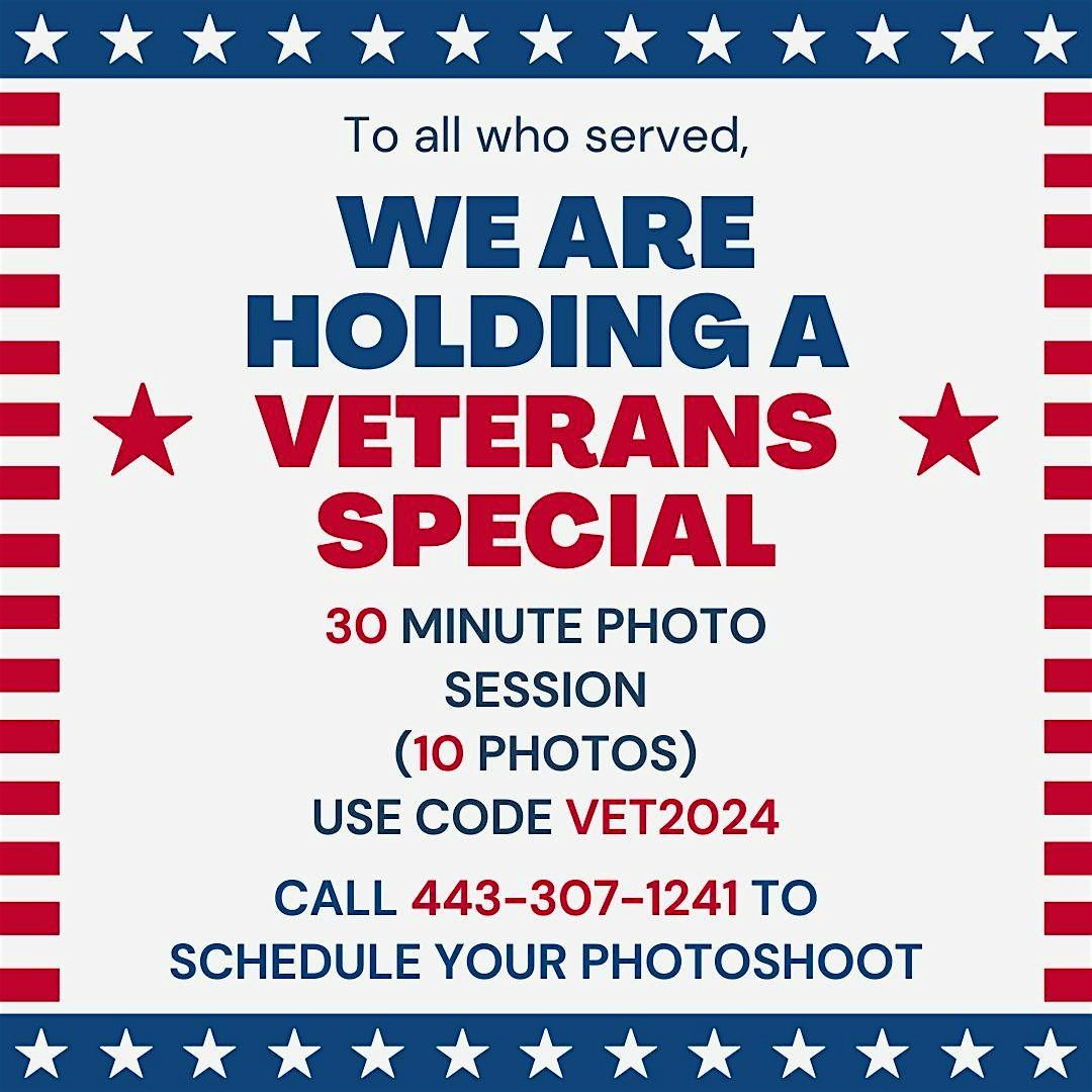 Veterans Day Photo Shoot Special, 7939 Honeygo Blvd, Nottingham, 13 ...