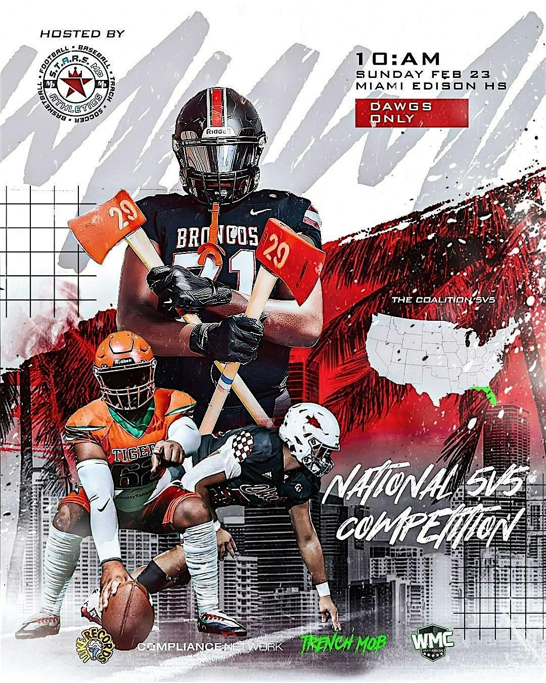 S.T.A.R.S MP Athletics Miami National 5V5 OL / DL Competition, Miami ...