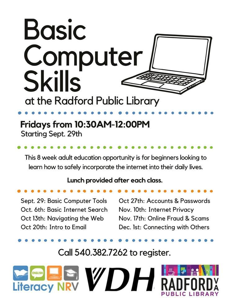 Basic Computer Skills: Navigating the Web, Radford Public Library ...