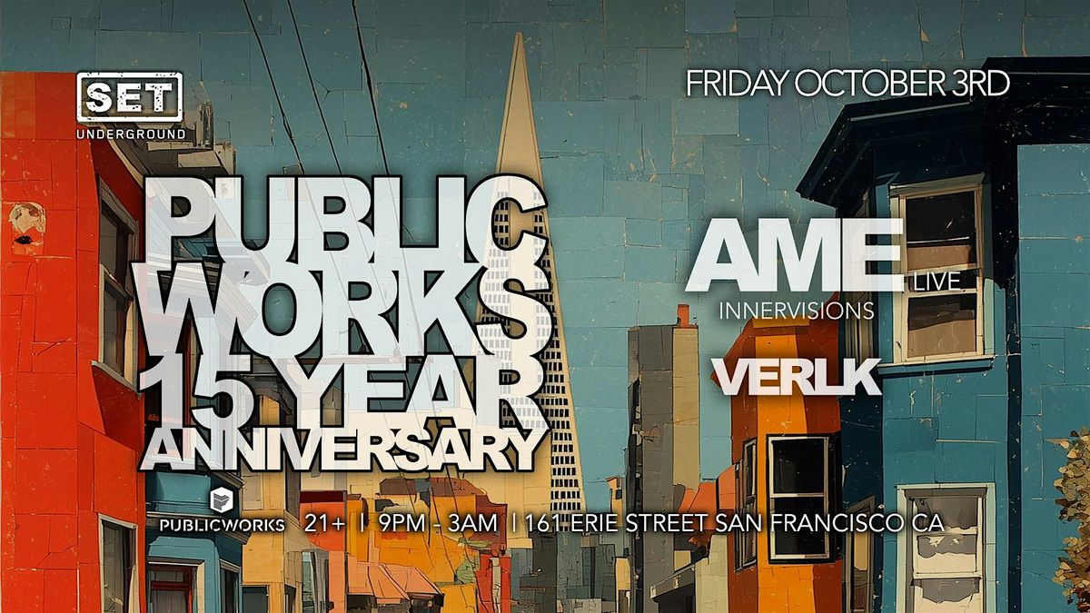 20 Years of Innervisions & PW 15-Year Anniversary: AME Live, Concrete ...