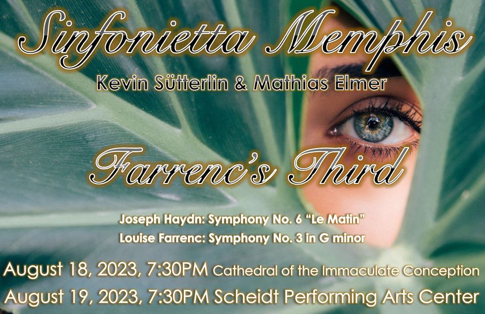 FREE CONCERT: SINFONIETTA MEMPHIS at THE SCHEIDT PAC!, Scheidt Family ...