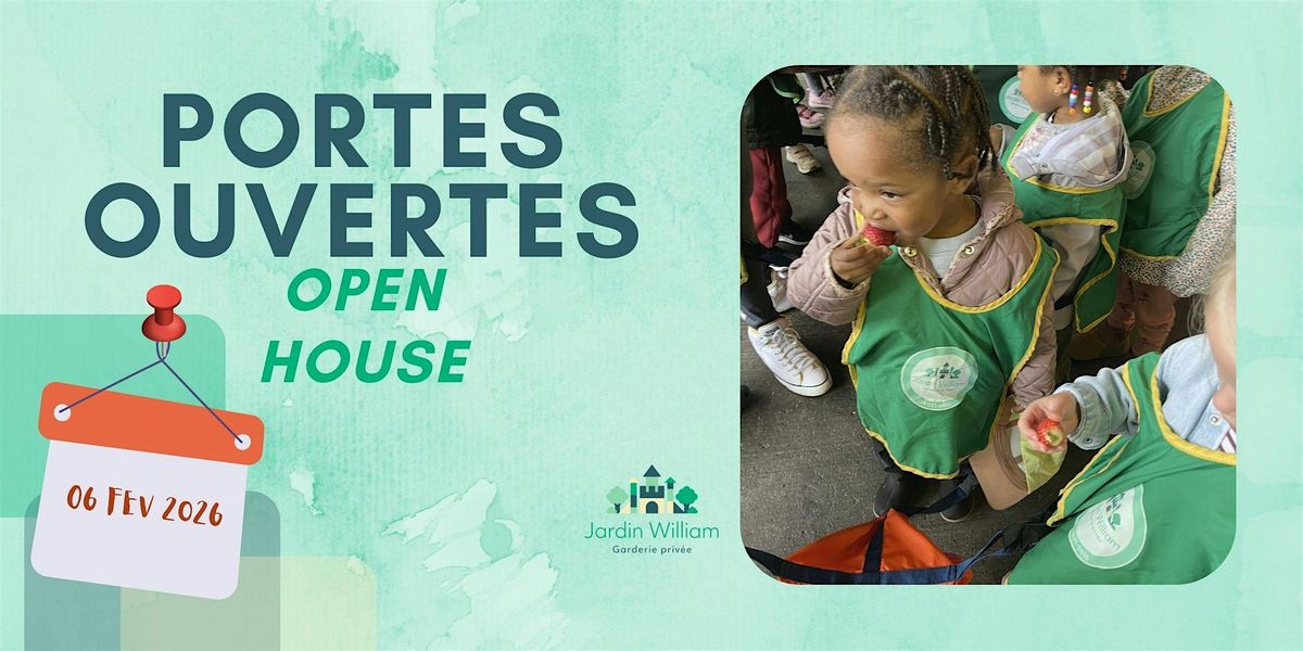 Garderie Jardin William Daycare - Portes ouvertes / Open House ...