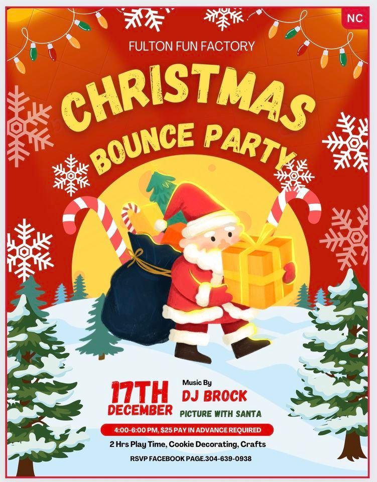 Bouncing Christmas Party, Fulton Fun FActory, Wheeling, 17 December ...