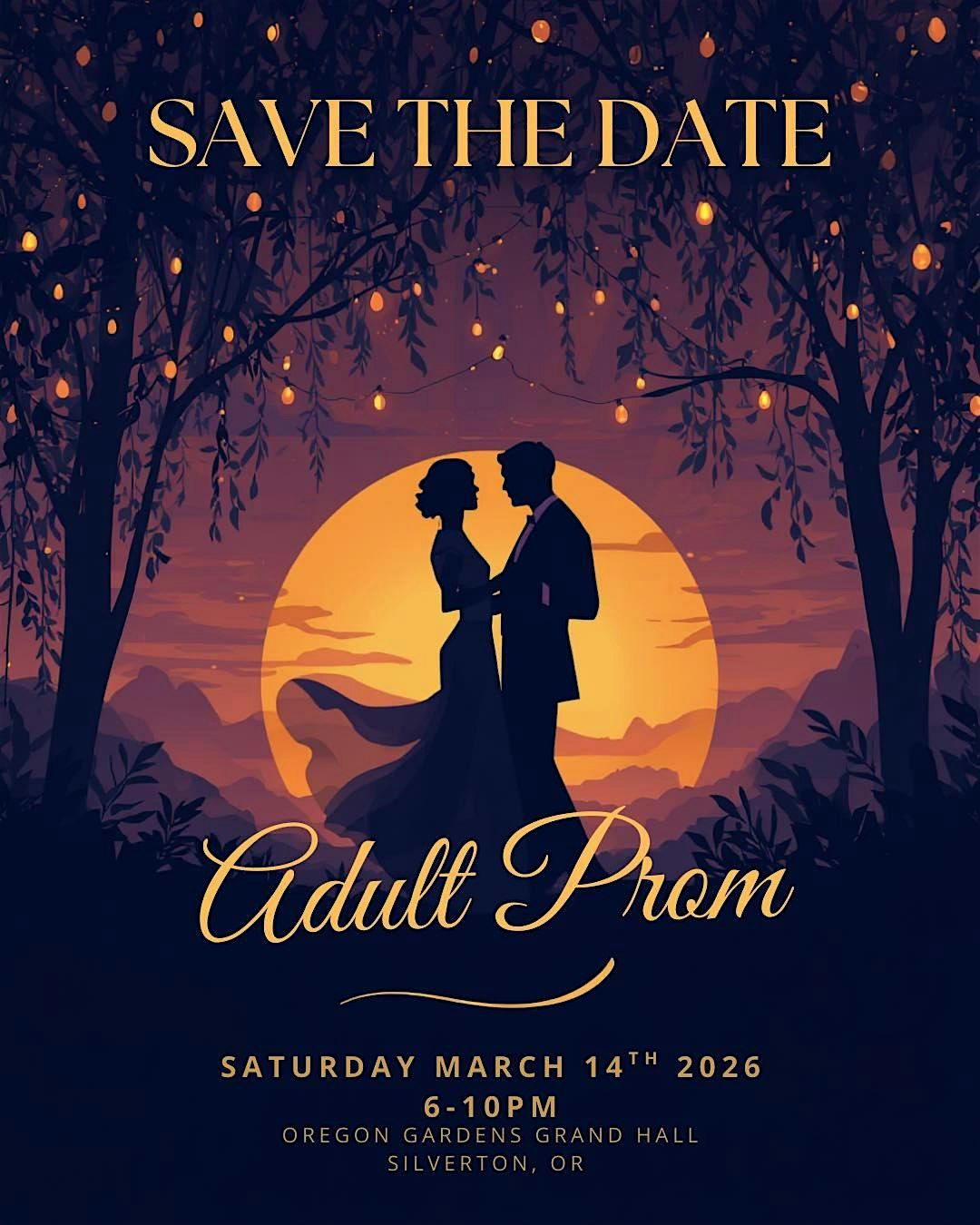 Mark Twain PTCs 3rd Annual Adult Prom, The Oregon Garden, Silverton, 14 ...